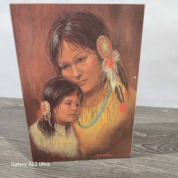 Accents | Vintage M Caroselli Marianne Texas Artist Giclee Mother And ...